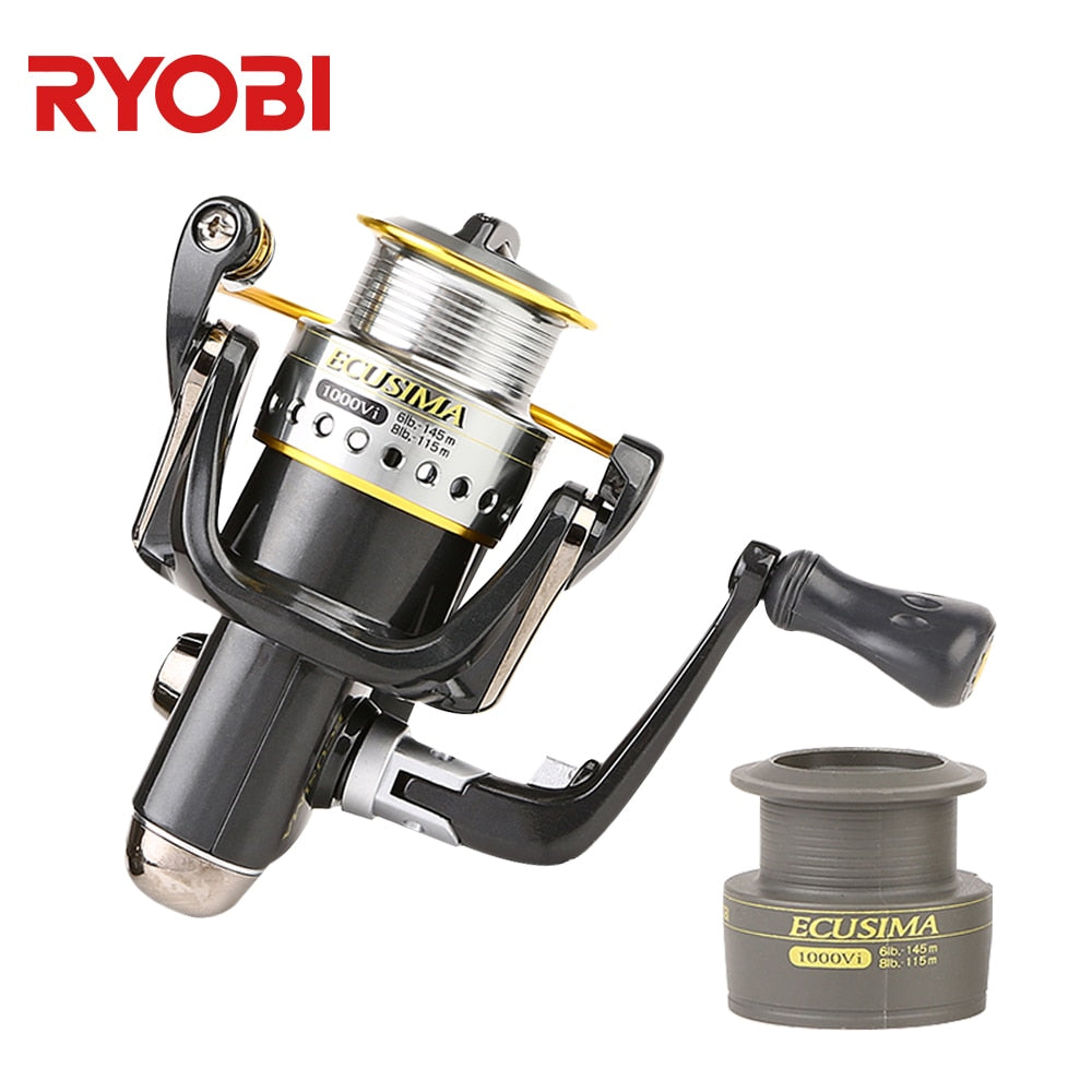 RYOBI ECUSIMA Spinning Reel 1000-8000 Saltwater Power Fishing Wheel 5B ...