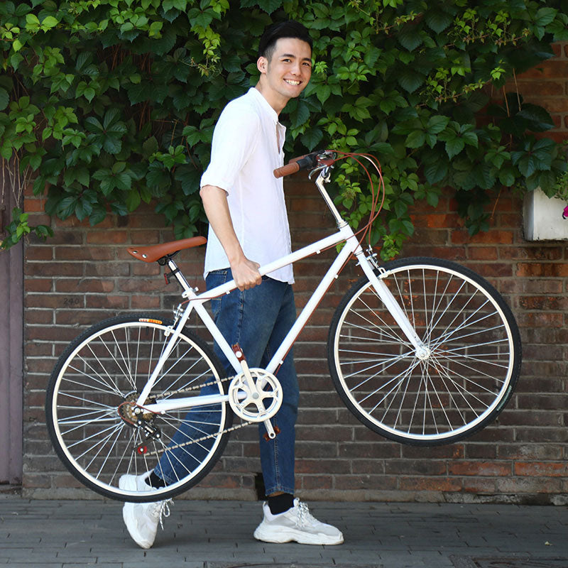 Road Bike 26 inch Retro Variable Speed Light Bicycle Commuter Vintage ...