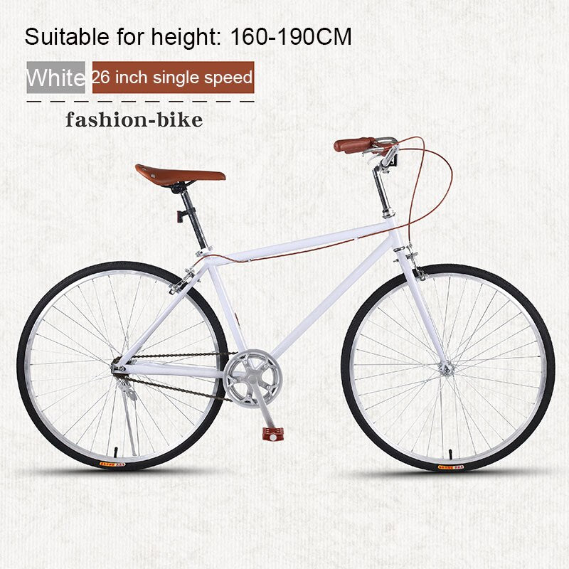 Road Bike 26 inch Retro Variable Speed Light Bicycle Commuter Vintage ...