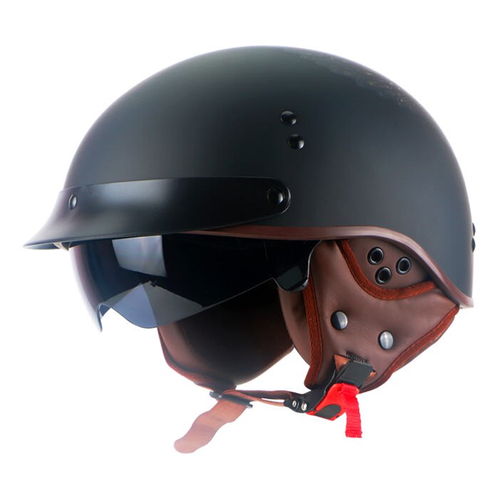TORC T55 vintage motorcycle helmet vintage summer half helmet with inn ...