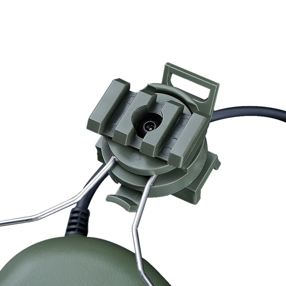 Tactical Headset Military Helmet Headphone with Helmet Rail Adapter Pe ...