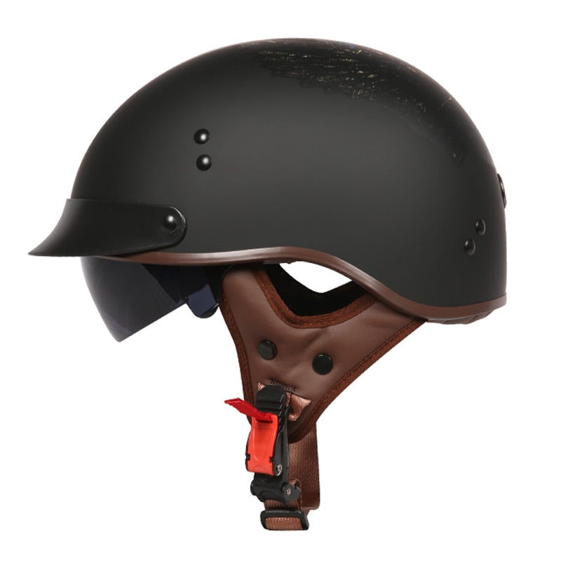 Torc T55 Motorcycle Helmet Motorbike Riding Half Helmets Retro Half Vi ...