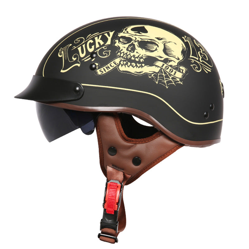 Torc T55 Motorcycle Helmet Motorbike Riding Half Helmets Retro Half Vi ...